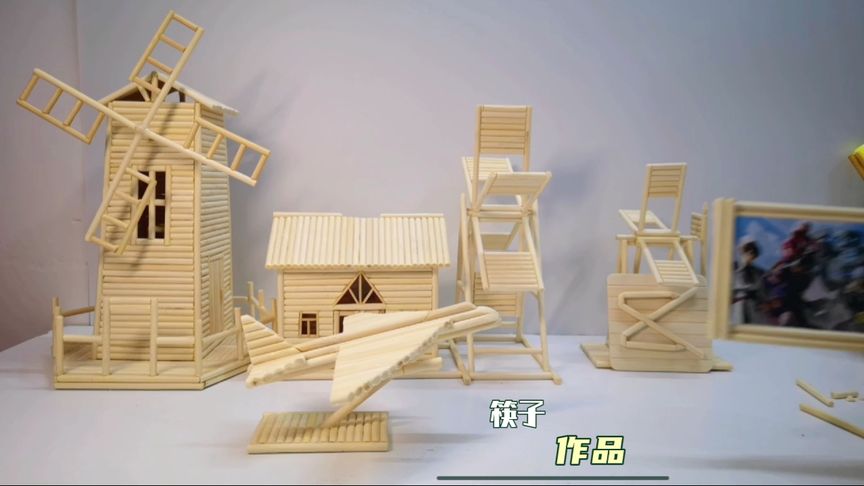 一次性筷子变废为宝,用来制作一些手工物品也不错