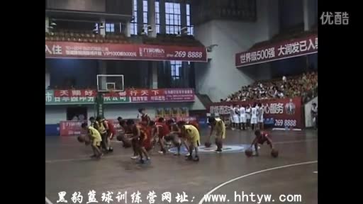 怀化篮球培训 黑豹篮球训练营双球表演