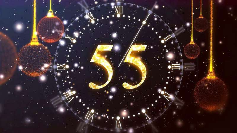 「AE+PR模板预设」2020新年60秒新年倒计时烟花时钟动画鼠年片头