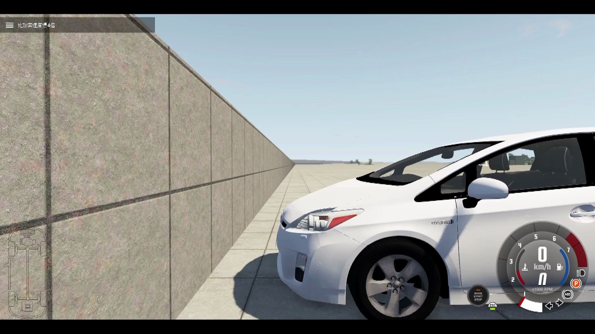 【BeamNG】丰田 普锐斯碰撞测试