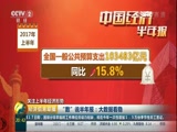 [经济信息联播]“数”说半年报:大数据看稳