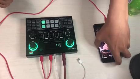 V9直播声卡手机连接安装指导