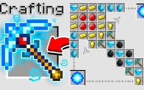 如何在我的世界打造一把价值1000美元的神级镐子