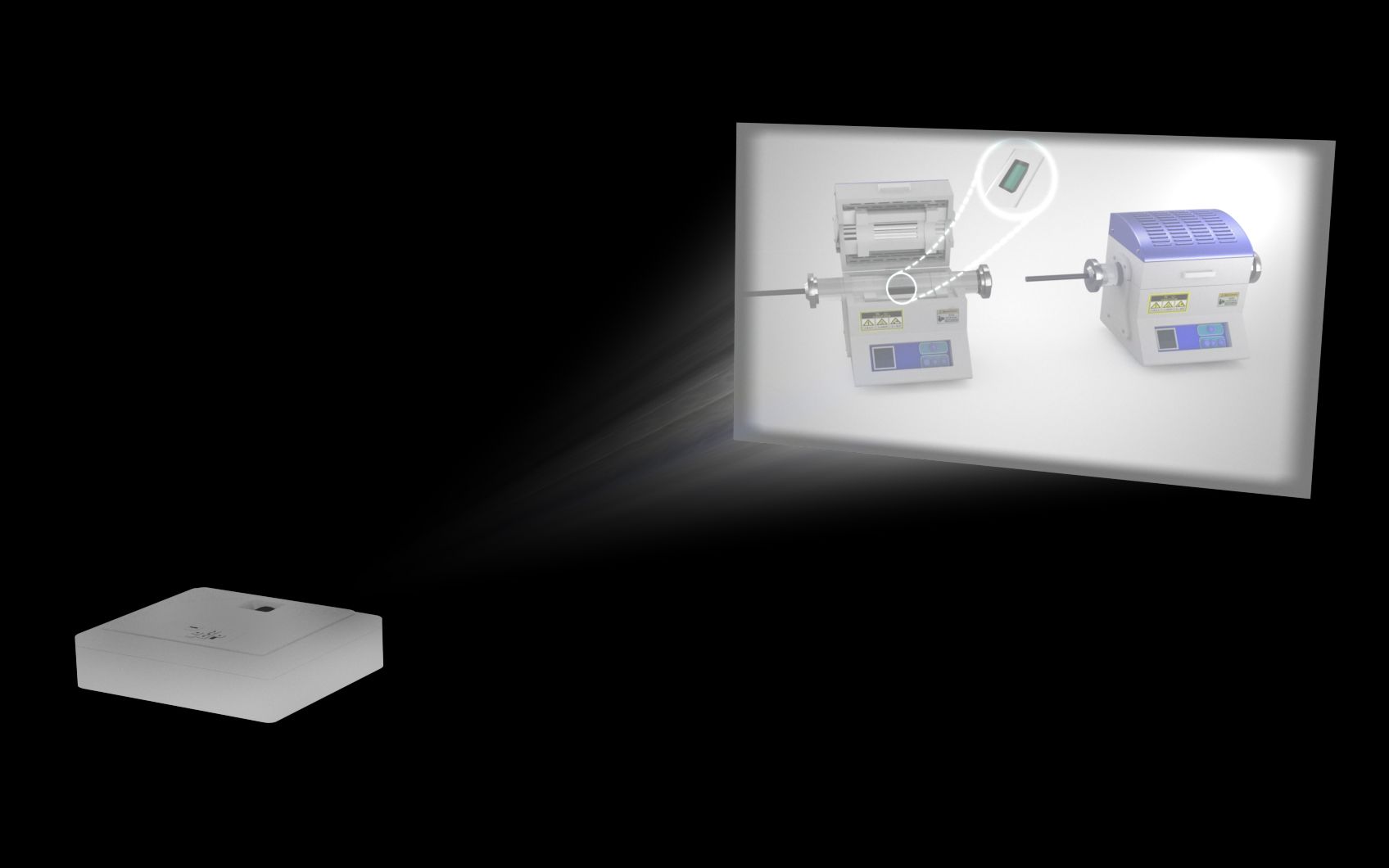 科研绘图-3dmax制作投影效果