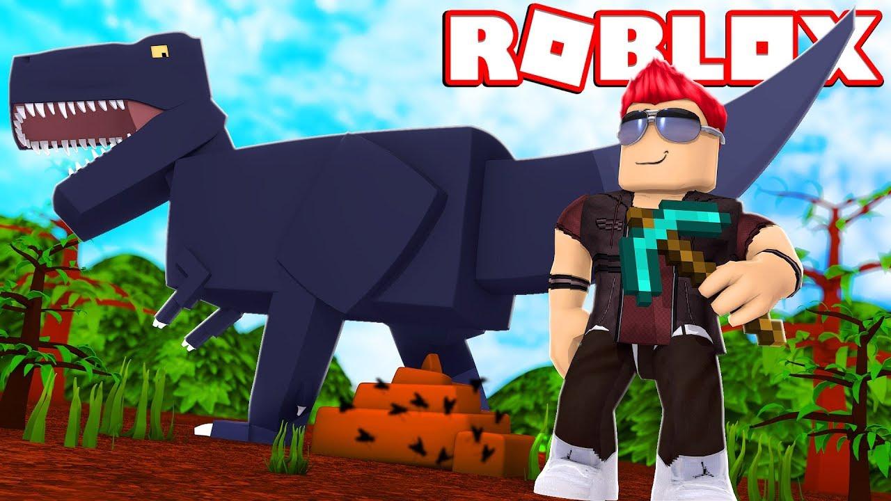 小飞象解说 Roblox采矿模拟器 侏罗纪公园霸王龙复活?发现巨型恐龙...