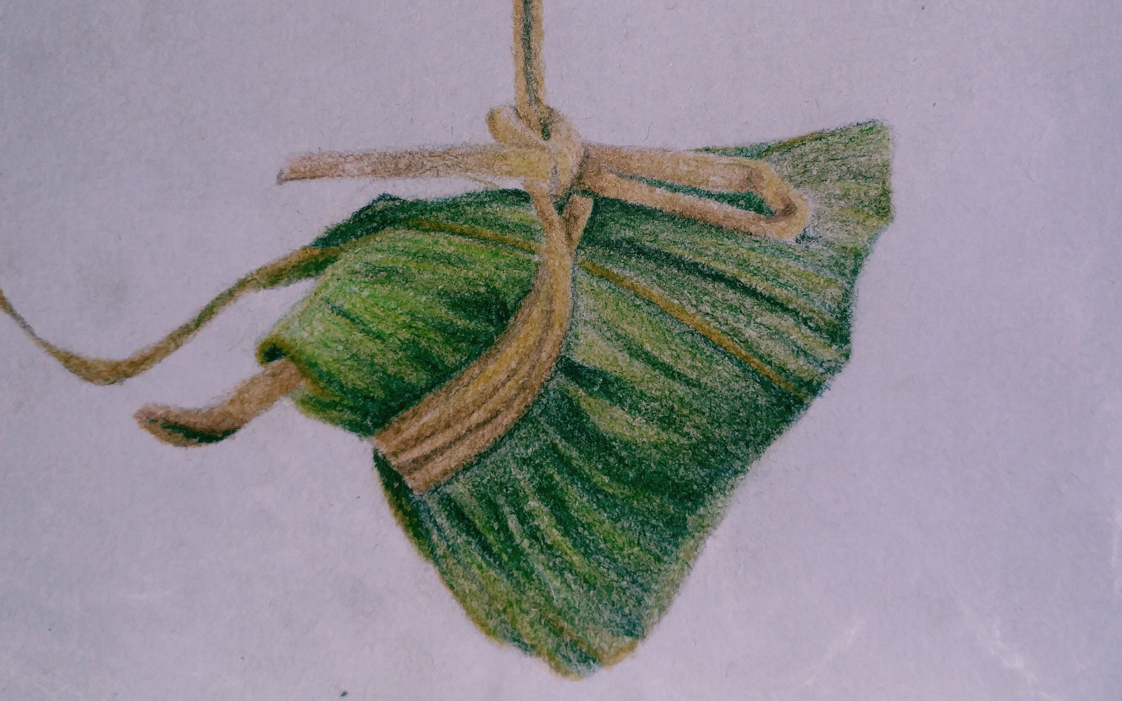 【彩铅】临摹8+节后没吃完的粽子?+BGM-for you