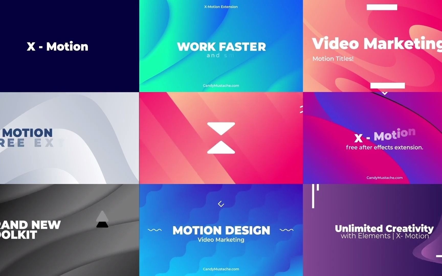 硬核PR模板-4300种元素动画和标题版式包