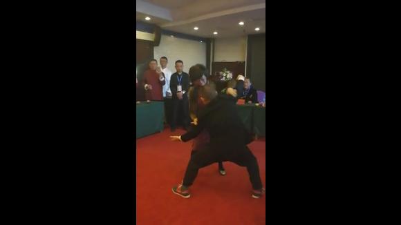 大型魔幻武术表演现场