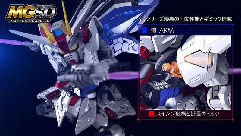 万代模型新系列 MGSD 第一弹公开,MGSD 自由高达 将于2023年1月...