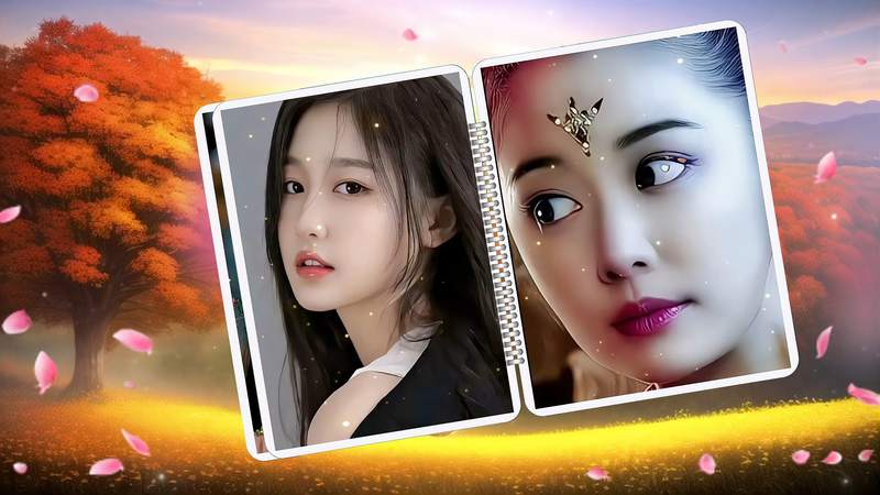 剪映制作相册翻页效果