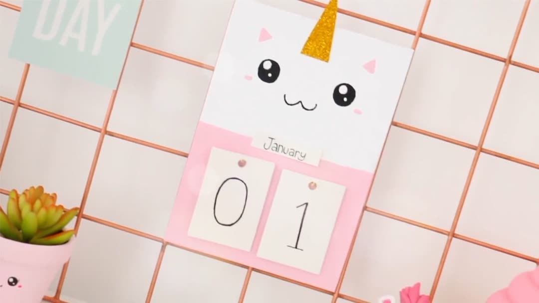 手工DIY创意日历,家里放一本,朋友来了都想翻一番