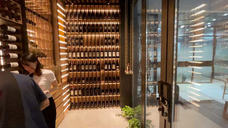 不锈钢酒柜家用恒温红酒柜装饰创意客厅设计