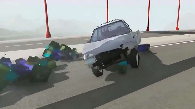 车祸模拟:多少僵尸能顶住汽车的冲撞?生命在它面前如此不堪一击