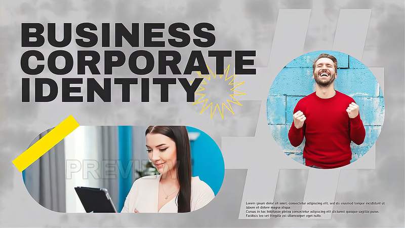 商业企业形象AE模板