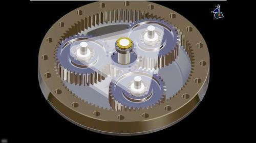 行星齿轮的运行机制,看看它的内部构造