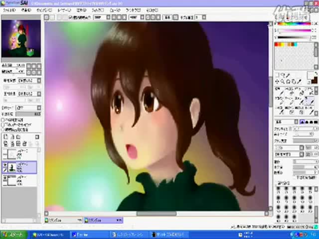 [无味蓝染]日本漫画绘制软件 制作欣赏