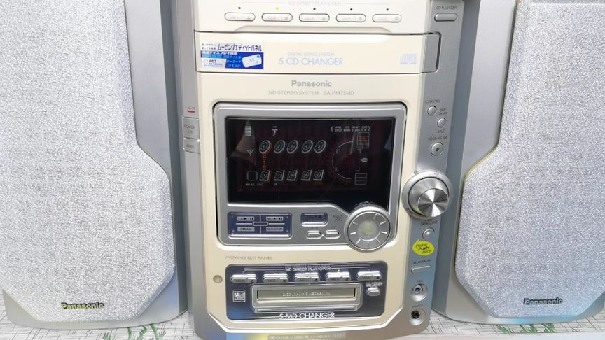 刚开箱的日本原装Panasonic桌面组合音响,堪称极品