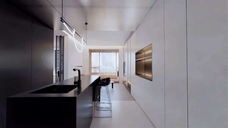 #室内设计 #设计动画 #极简 #空间美学