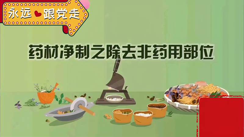 中药炮制之药材净制之除去非药用部位