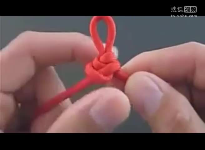 中国结手链编法图解 金刚结手工编绳编织教程