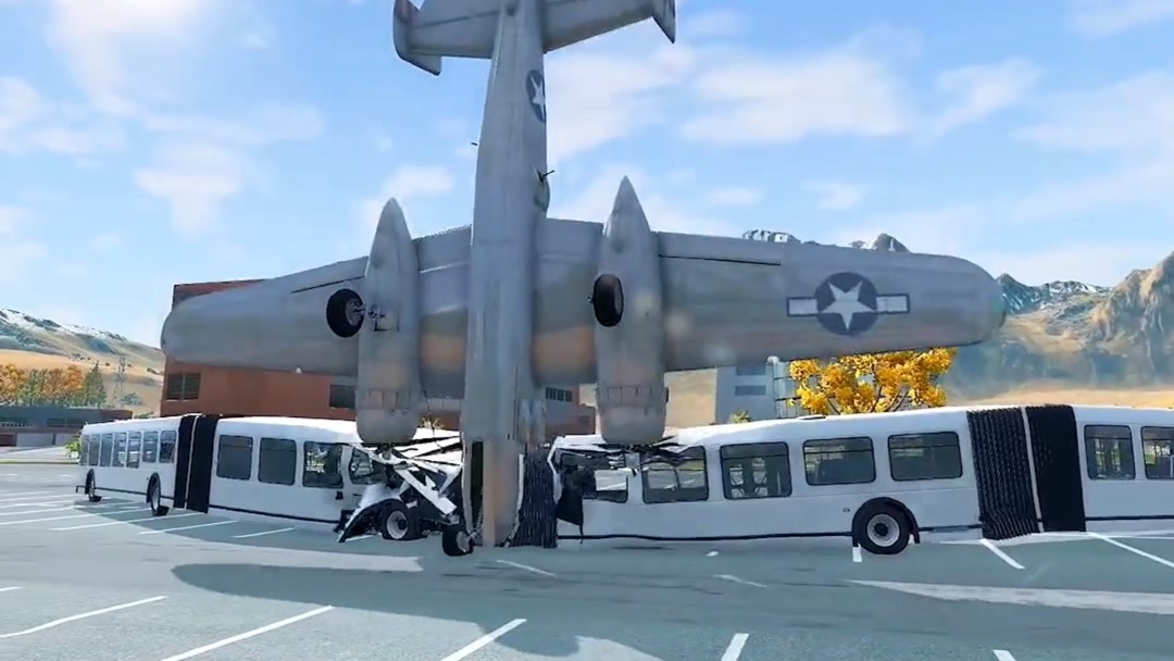 车祸模拟器:飞机砸汽车的场面你见过吗