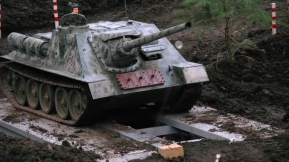 仿真坦克模型,感觉这个沙盘,就能玩一把真是的坦克世界!