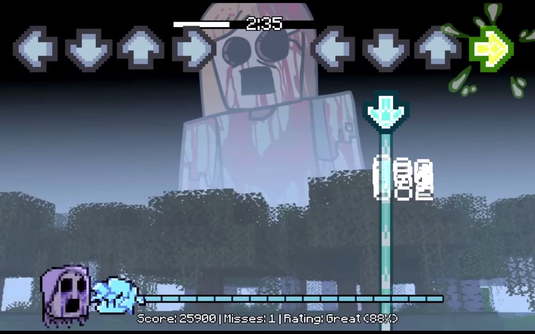 【FNF】Minecraft都市传说 巨型嗜血Alex 模组泄漏