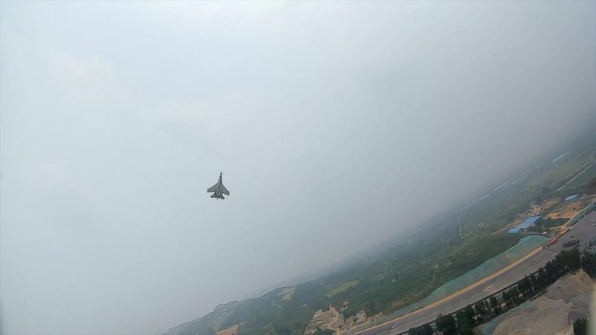 #第一视角 #航模 #固定翼 大雨来临之前