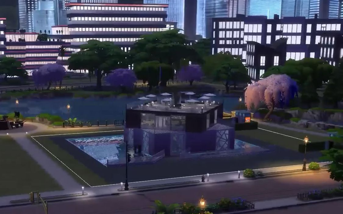 【模拟人生4】The Sims 4 速建 | 简单的咖啡馆