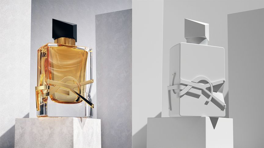 C4D.香水 玻璃渲染教程