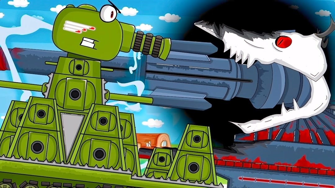 坦克动画:坦克大战山羊怪物坦克