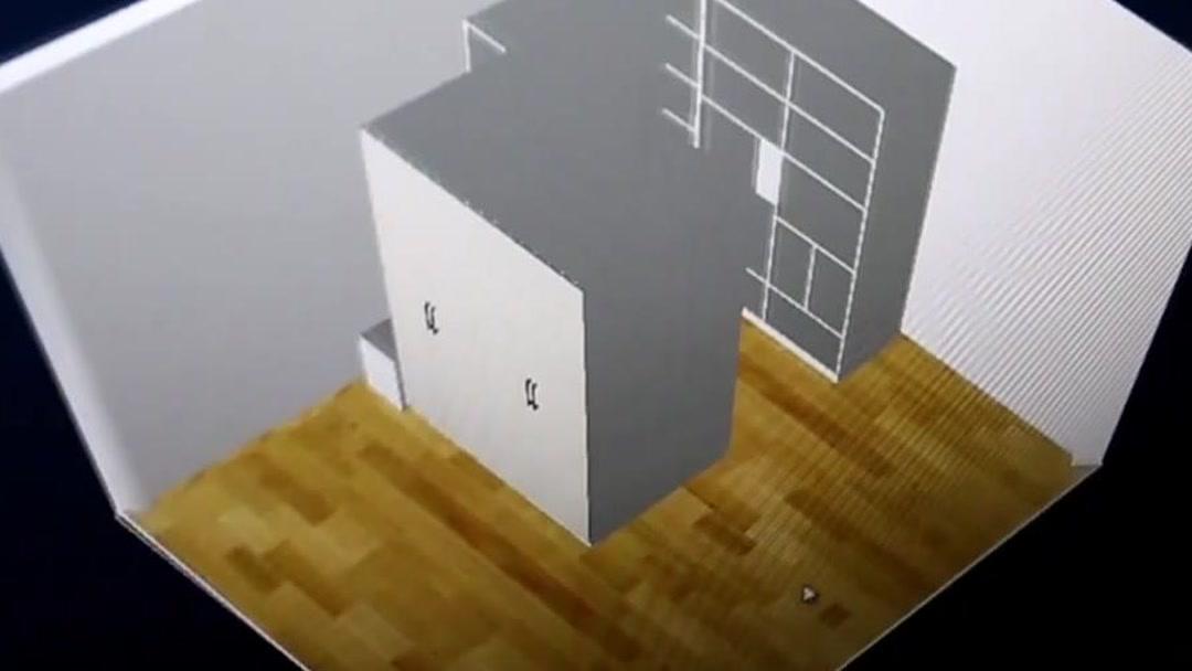 《梦想改造家第5季》经过讨论 设计师决定采用滑动柜体