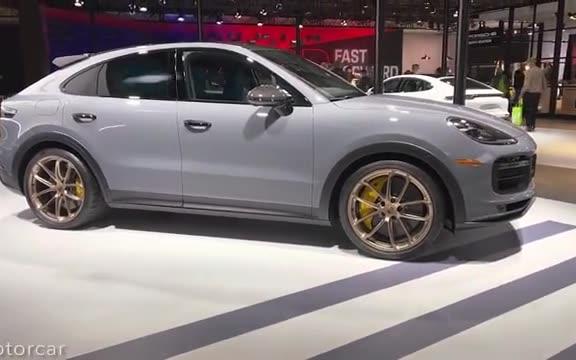2022款保时捷卡宴GT水泥灰实车曝光