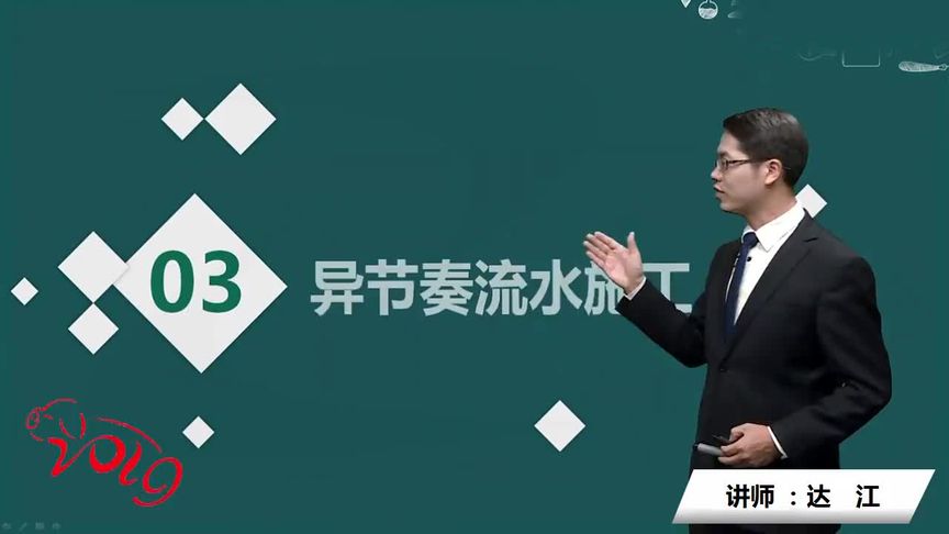 一级造价工程师《建设工程造价管理》异节奏流水施工