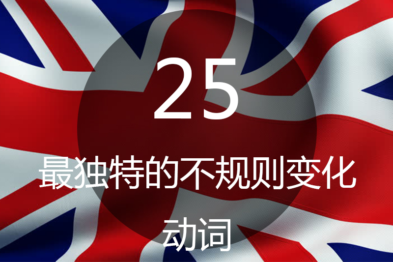 最独特的不规则变化动词