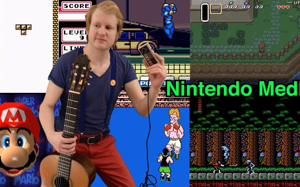 任天堂红白机及GameBoy等游戏音乐指弹吉他合集
