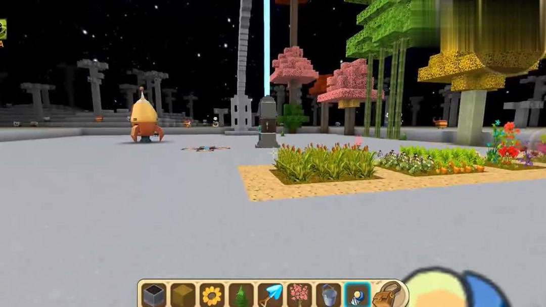 迷你世界萌眼星球:天智教你在外太空怎么种植植物和树!