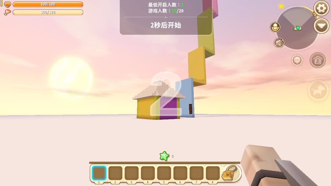 迷你世界:无敌百段跳,学会了没有火箭背包一样上天