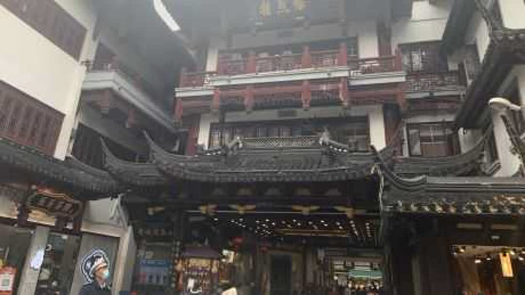 实拍上海城隍庙位于黄浦区方浜中路249号