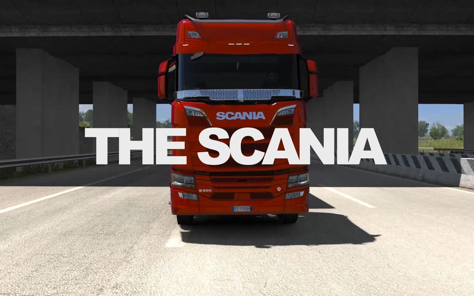 【欧洲卡车模拟2】为自己的SCANIA剪了个短片