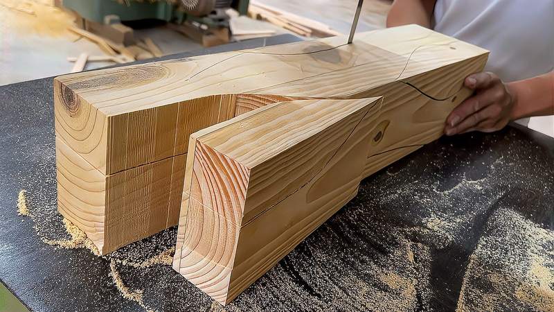 土豪花两千定制一张木桌,看完制作过程,才知道土豪血赚不亏!