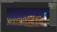 ps怎么做灯光效果图★如何用PS制作夜景水面倒影效果?