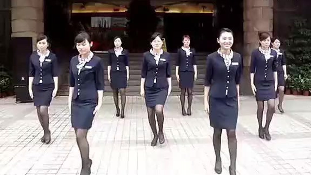 【礼仪教育】聚丰圆大酒店形像礼仪操_高清