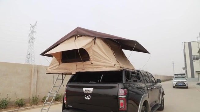 皮卡车越野车专用车道帐篷#皮卡改装 #长城炮 #改装车是一种生活
