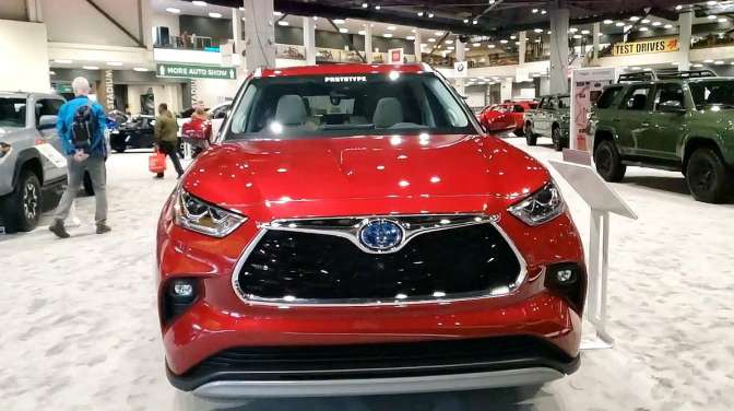 丰田全新七座SUV,2020款丰田汉兰达混动版,还要啥途观和锐界