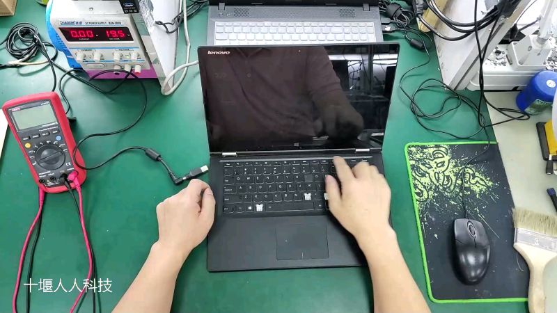 二修联想yoga2 13 笔记本不开机,经电路分析后,轻松修复开机