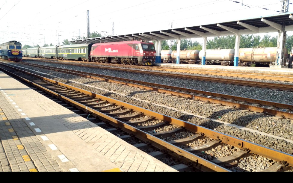 [2019.6.23]霸州站站内拍摄京九四趟直特最后一班
