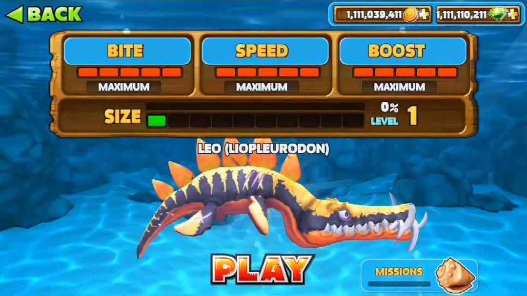 饥饿鲨进化:饥饿鲨鱼模型硬币宝石 2