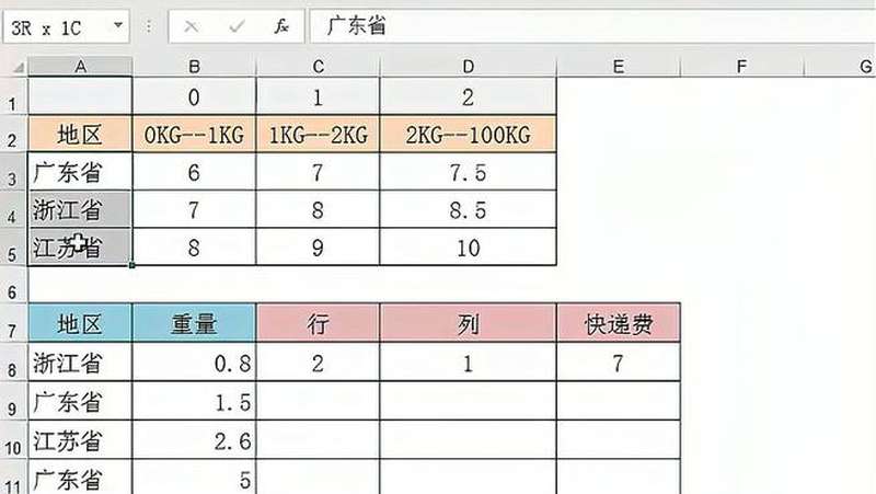 快递费用计算 #15秒学会一个新技能