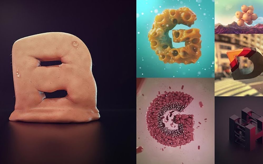 C4D教程:C4D创意文字建模材质包装教程 中文字幕 626CG资源站